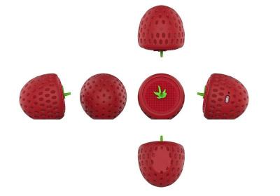 China 5.4 Patented Strawberry Speaker 3W Portable Wireless Bluetooth Speaker With Handsfree Calling for sale