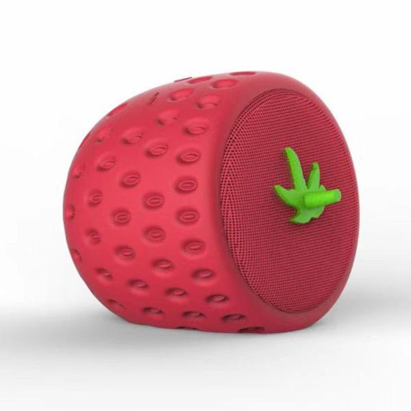 Quality 5.4 Patented Strawberry Speaker 3W Portable Wireless Bluetooth Speaker With for sale