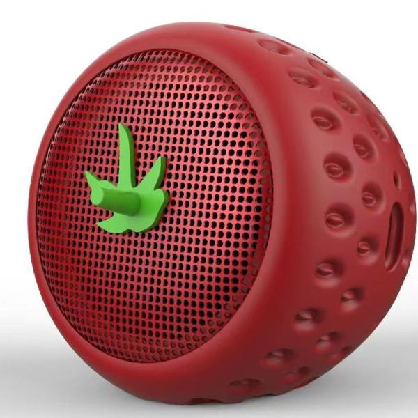 Quality 5.4 Patented Strawberry Speaker 3W Portable Wireless Bluetooth Speaker With for sale