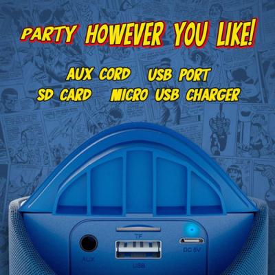 China OEM Portable Bluetooth Speaker 5.3 Marvel Themed Speaker 5W Sound 10m Range for sale