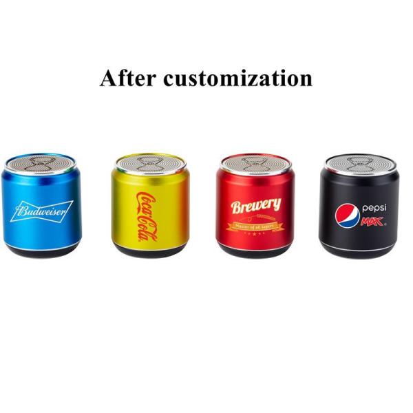Quality Portable TWS Bluetooth Speaker 5.0 , Can Shaped Bluetooth Speaker Outdoor for sale