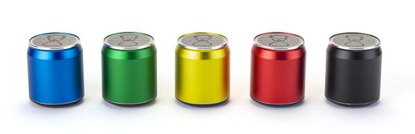 Quality Portable TWS Bluetooth Speaker 5.0 , Can Shaped Bluetooth Speaker Outdoor for sale