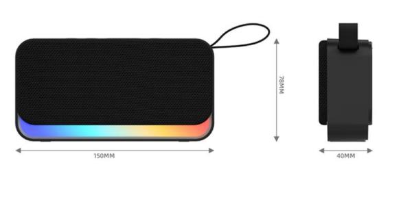 Quality Lightweight Portable Bluetooth Speakers 6.5W RGB Light Bluetooth Speaker For for sale