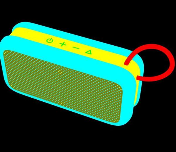 Quality Graffiti Bluetooth Speaker OEM Waterproof IPX5 Bluetooth Speaker with Wearable for sale