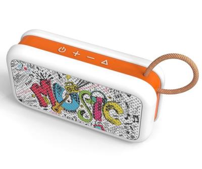 China Graffiti Bluetooth Speaker OEM Waterproof IPX5 Bluetooth Speaker with Wearable Strap for sale
