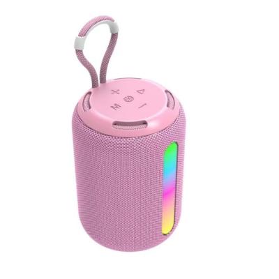 China Colorful Wireless Speaker Multi Connection Bluetooth Speaker With RGB Light / Detachable Strap for sale