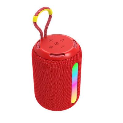 China Colorful Wireless Speaker Multi Connection Bluetooth Speaker With RGB Light / Detachable Strap for sale