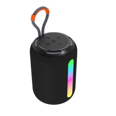 China Colorful Wireless Speaker Multi Connection Bluetooth Speaker With RGB Light / Detachable Strap for sale