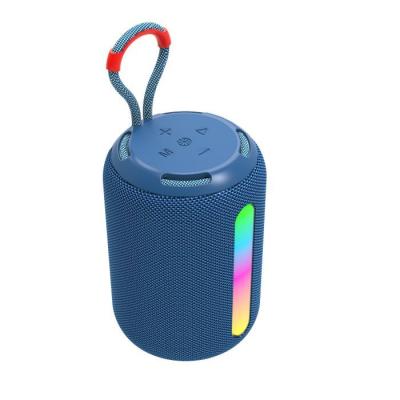 China Colorful Wireless Speaker Multi Connection Bluetooth Speaker With RGB Light / Detachable Strap for sale