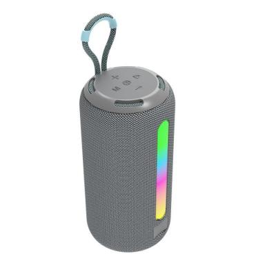 China 1200mAh Portable Fabric Wireless Speaker , TWS Bluetooth Speaker With RGB Light for sale