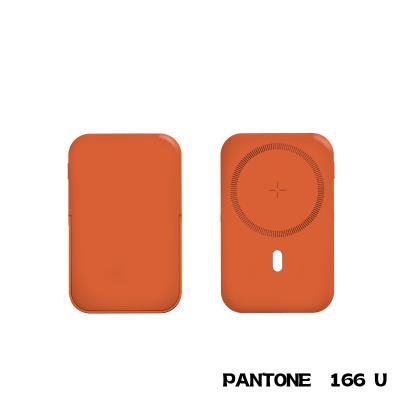 China Portable Charger 5000mAh 15W Wireless Power Bank With Stand / Digital Display for sale