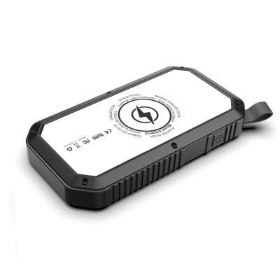 China 10000mAh Solar Power Bank Wireless Charging Solar Powered Power Bank For Phone for sale
