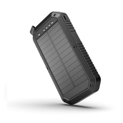 China 10000mAh Solar Power Bank Wireless Charging Solar Powered Power Bank For Phone for sale