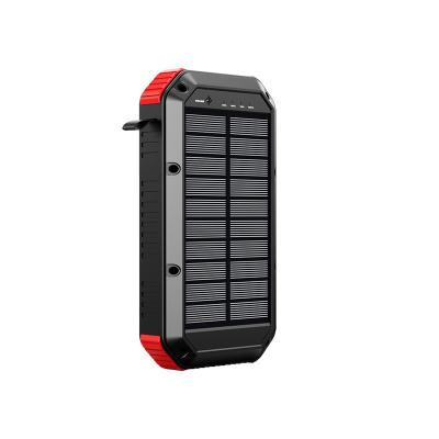 China 30000mA Solar Wireless Power Bank With LED Camping Light Multi Charge Protocols for sale