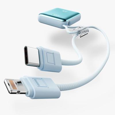 China Multi Color Portable Fast Charger Power Bank With Digital Display 3 Device Charging for sale