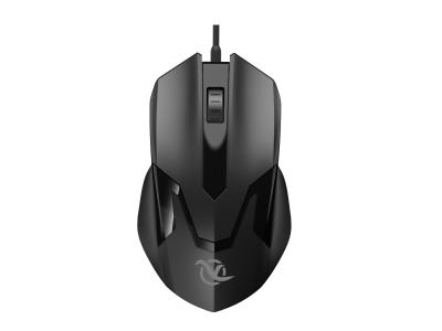 China Ergonomic Portable Wired Mouse Fixed DPI Anti Slip Injection Foot Comfortable Grip Daily Use Computer Office Mice for sale