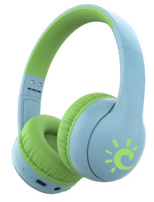 China Blue Foldable Bluetooth 5.4 Over Ear Headphones 35H Playtime AUX Wired Stereo Headset Wired Connection for sale