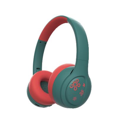 China Safe Low Decibel Children Bluetooth Headset Foldable Adjustable Headband,40MM Driver Stereo Earphone Support 3.5mm AUX for Study for sale