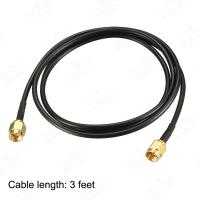 China Black Durable LMR240 Antenna Cable Assembly for sale