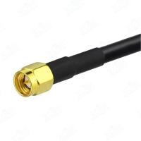 China Black Durable LMR240 Antenna Cable Assembly for sale