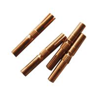 China Custom CNC Machining Turning Precision Copper Steel Components 0.002mm Tolerance for sale