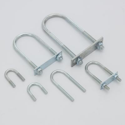 China M6 verlengde gegalvaniseerde U-bout U-screw U-buis klembout U-clip U-loop CNC mechanische assen Te koop