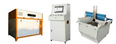 Cina tagliatrice del getto di acqua di CNC di 1500mm x di 1500 che taglia piattaforma con il fascio del cavalletto in vendita