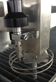 Cina Alta pressione 4 - tagliatrice del getto di acqua di CNC di asse per il taglio delle pietre 4 * 2m in vendita