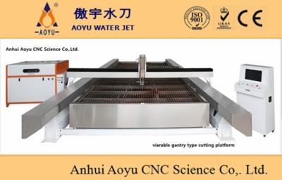Cina Tagliatrice ad alta pressione del getto di acqua di CNC 50HP 420Mpa 6000psi in vendita