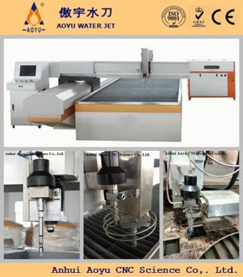 Cina tagliatrici del getto di acqua di asse di 50HP 6000psi 5/macchina abrasiva del getto di acqua in vendita