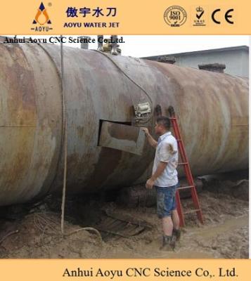 Cina Motore diesel mobile sicuro freddo della tagliatrice del getto di acqua servizio/280Mpa di taglio in vendita