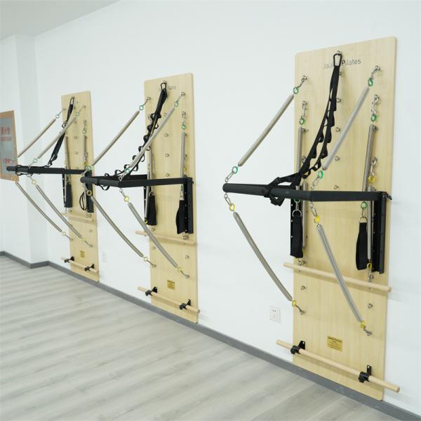 Quality Wood Pilates Spring Wall Unit Wall Mounted Spring Board Springboard Pilates for sale