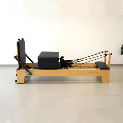 China Multifunction Portable Wood Pilates Reformer Machine For Commercial Home Pilates Studio for sale