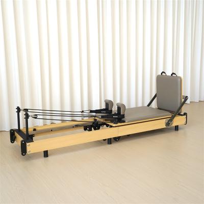China Jaalee Pilates Professional Factory Wholesales Sells Portable Foldable Space Saving Reformer Equipment for Pilates Studio Use for sale