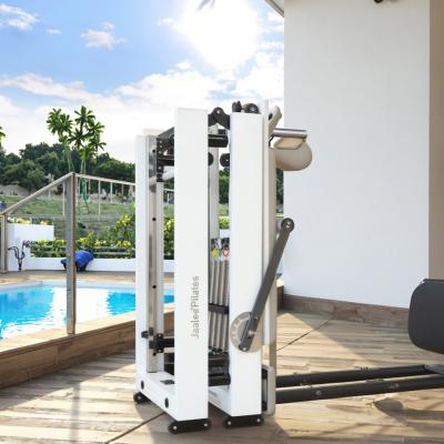 China Factory Direct Sale Oak Durable Pilates Studio Wooden Exercise Yoga Fitness Pilates Equipment Folding Core Bed Reformer for sale