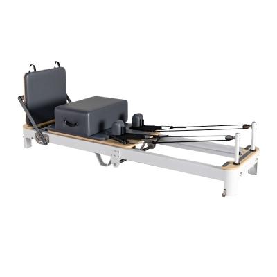 China Portable Aluminum Alloy Cadillac Pilates Reformer Equipment Durable Steel Oak Core Bed PU for Home Fitness Yoga Gym Comes Box for sale