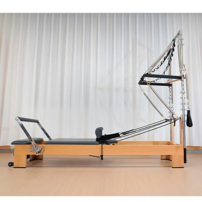 China Cadillac Half Tower Detachable Maple Wood Pilates Chair Home Gym Metal Reformers for sale