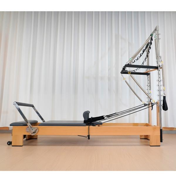 Quality Cadillac Half Tower Detachable Maple Wood Pilates Chair Home Gym Metal Reformers for sale