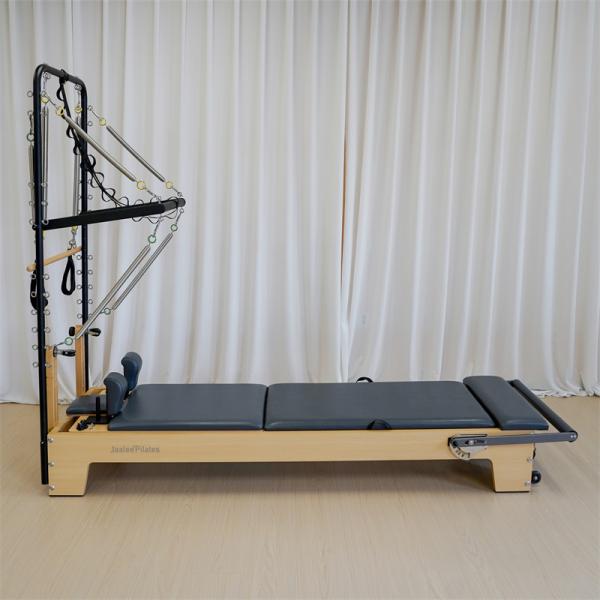 Quality Custom Wood Pilates Reformer With Tower For Studio Core Bed With Half Trapeze for sale