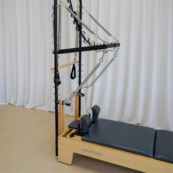 Quality Custom Wood Pilates Reformer With Tower For Studio Core Bed With Half Trapeze for sale