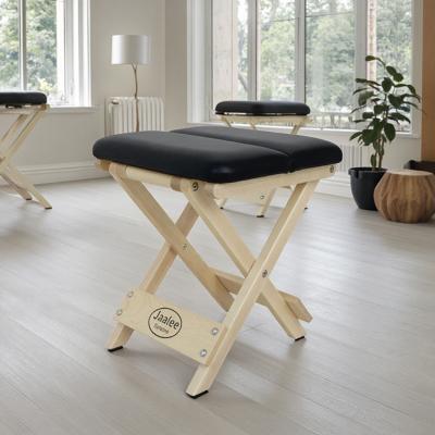 China Portable Folding Zen Bench Wooden Gym Soft Chair Yoga Stool Bench For Pilates Equipment Accessories for sale