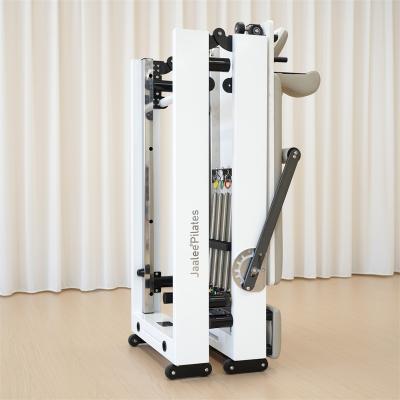 China Durable Folding Home Convenient Core Bed Reformer Pilates for Fitness and Yoga for Gym Studio Use Made of Oak Wood Aluminium for sale