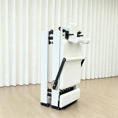 China Gym Studio Yoga Training Body Home Bed Folding Reformer Core Convenient Oak Wood Aluminium for sale