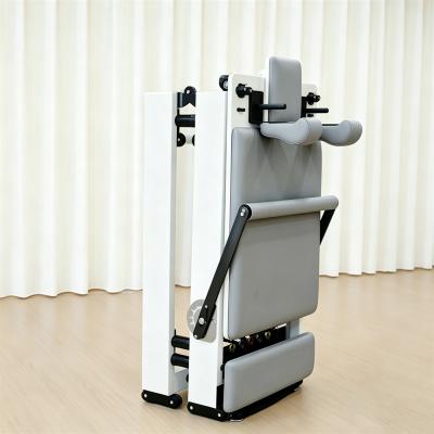 China Commercial Home Wooden Fold Pilates Reformer Beech Maple For Yoga Studio for sale