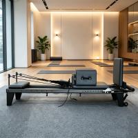 Quality Commercial Infinite Footbar Black Aluminum Pilates Reformer Fitness Center for sale
