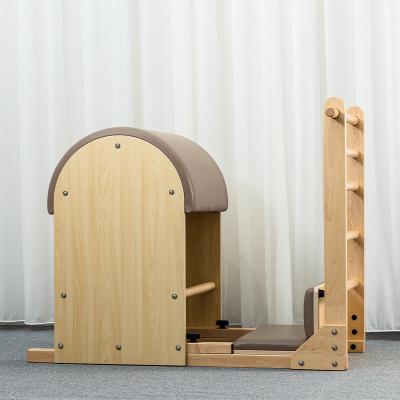 China Durable Maple Wood Ladder Barrel Pilates Gym Equipment Designed for Pilates Studios and Professional Training Sessions for sale