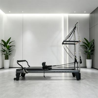 China Onemax Classic Gym Fitness Pilates Reformer With Aluminium Tower Half Trapeze for sale