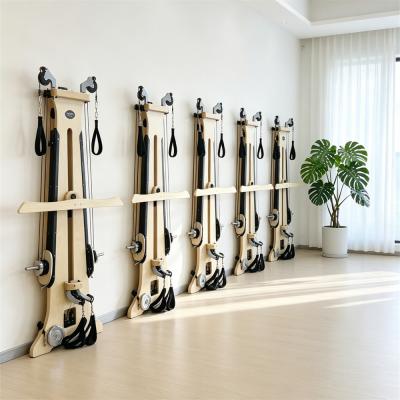 China Solid Wood Maple for Studio and Home Use Pilates Gyro Pulley Tower with Weights for sale