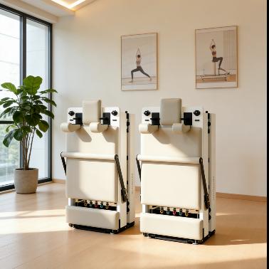 Quality Factory Direct Sale Folding Wooden Oak commercial use Studio Pilates Reformer Machine Core Bed for sale