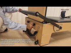 oem odm multifunction portable wooden pilates reformer for pilates studio